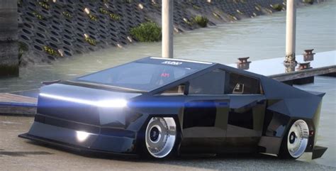 Car Tesla Widebody Cybertruck Fivem Grand Theft Auto Optimized Mod