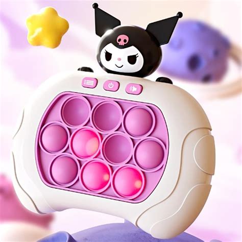 Pop It Game Machine Kuromi Quick Push Game Fast Push Pop It Toys Fidget