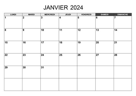Calendrier Janvier 2024 A Imprimer Reba Valera