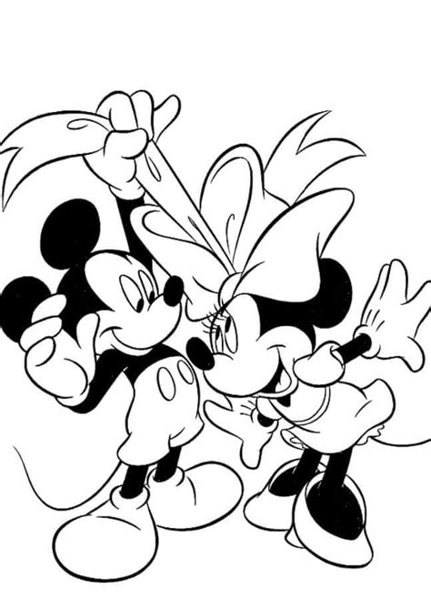 Topolino E Minni Divertenti Da Colorare Scarica Stampa O Colora