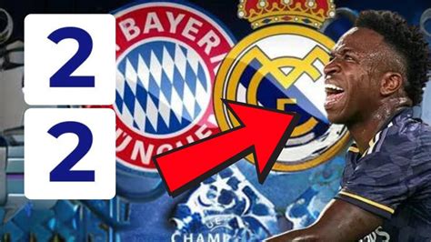 La actuación explosiva de Vinicius Qué pasó en el 2 2 Bayern Munich