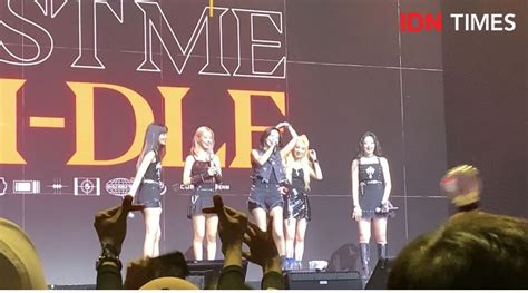 G I DLE Ungkap Perasaan Ke Fans Pakai Kata Indonesia