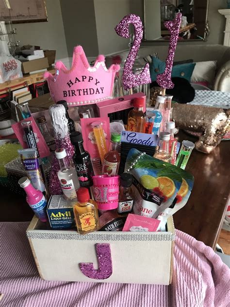 Pin By Amy Boswell On Birthday In 2024 21st Birthday Gift Baskets