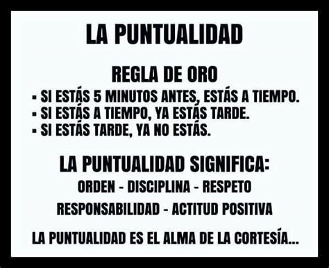 La Puntualidad FRASES PW