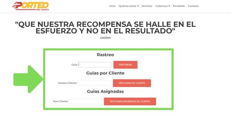Rastrea tu envío en Porteo del Norte Localiza tu paquete YA
