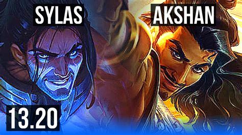 Sylas Vs Akshan Mid Winrate Legendary Na Master
