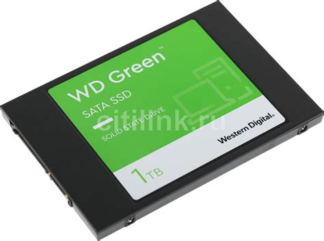 SSD накопитель WD Green WDS100T3G0A 1ТБ купить в Ситилинк 1843940