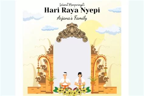 Bagi Mulai Sekarang 10 Link Twibbon Hari Raya Nyepi 2024 Semarakkan