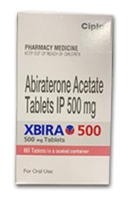 Xbira Mg Abiraterone Acetate Tablets Cipla At Rs Bottle In