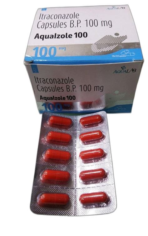 Aqualzole Mg Itraconazole Capsules Bp X Tablets