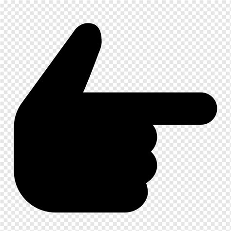 Computer Icons Thumb Hand Hand Hand Silhouette Black Png PNGWing