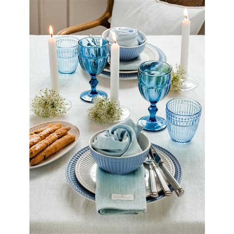 Serwis Obiadowy Na 24 Osoby Alice Sky Blue Green Gate Home Passion