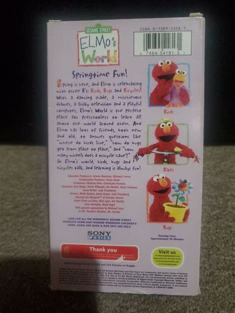 Sesame Street Elmo S World Springtime Fun Grelly USA