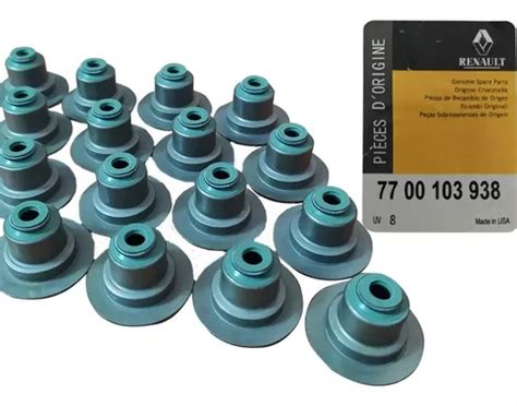 Gomas Valvulas Renault Symbol Clio Megane Kangoo 16v 16 Pzas MercadoLibre