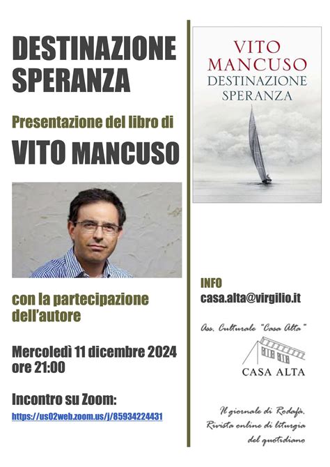 Vito Mancuso La sincerità è il fondamento della vita spirituale