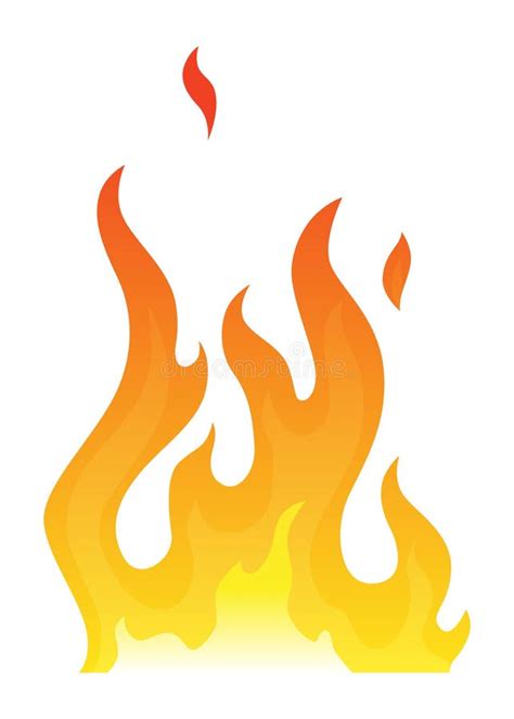 Icono De La Llama De Fuego Incendio Intensivo De Calor O Incendio