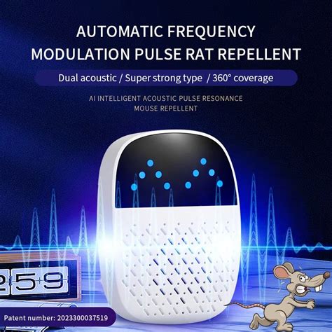 Ai Intelligent Sonicpulse Resonance Mouse Repellent New High Power