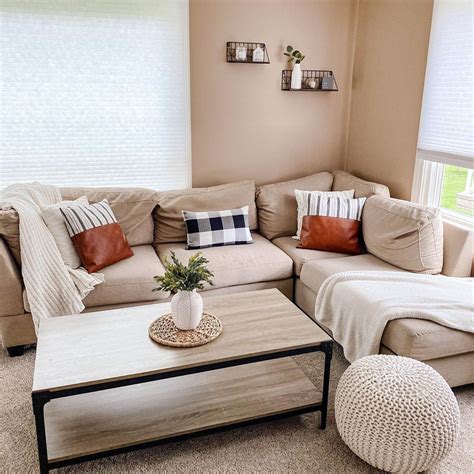 20 Tan Couch Living Room Decorating Ideas The Urban Decor