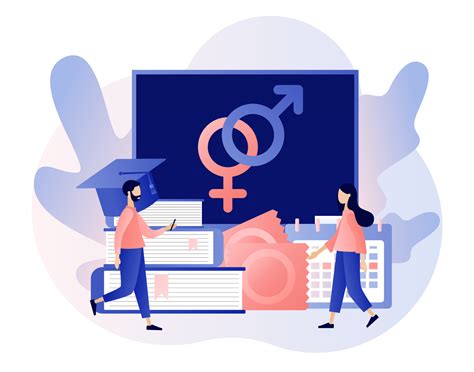 Sexual Salud Lección Para Minúsculo Gente Sexual Educación Concepto Anticoncepción Y