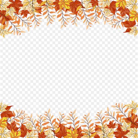 Autumn Leaves Frame Vector PNG Images Autumn Leaves And Branches