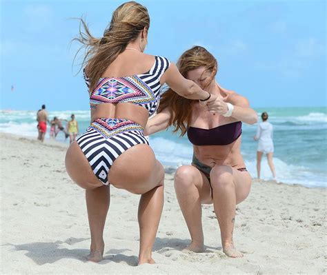 Jennifer Nicole Lee On The Beach In Miami 03 11 2016 5 HawtCelebs