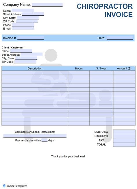 Create A Invoice Template In Word Iwebpase