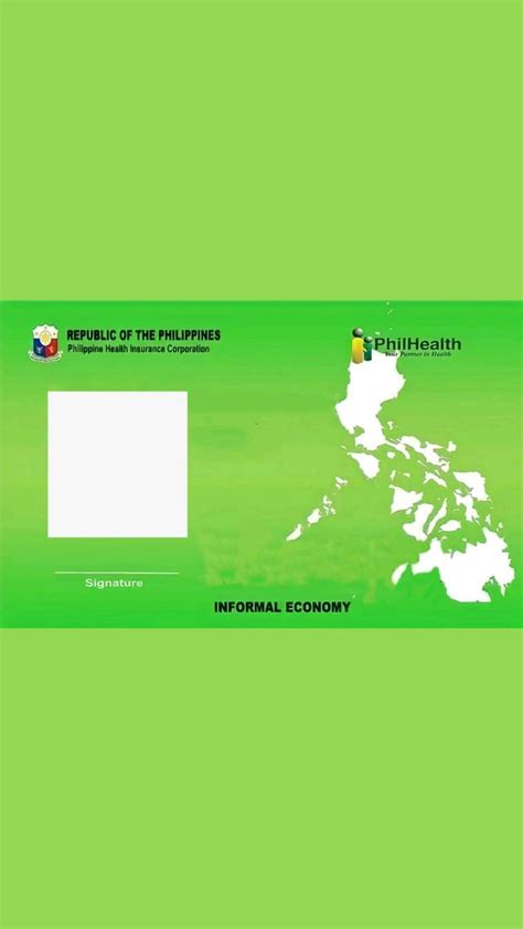 Blank Philhealth Id Template Front And Back X Picture Id Id