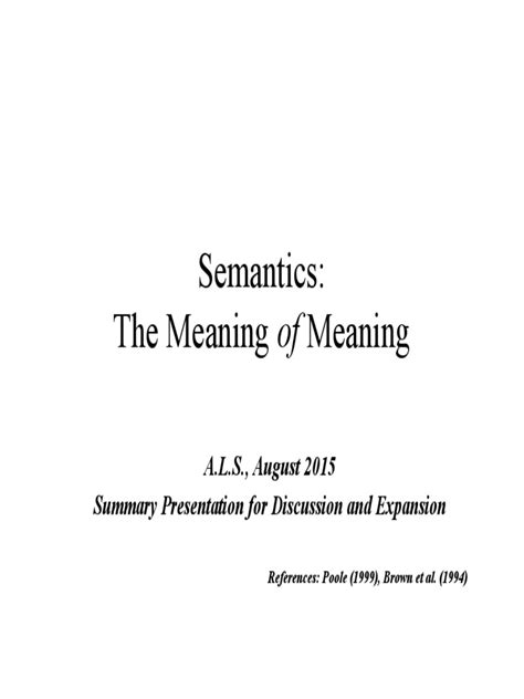 semantics pdf pdf idiom word
