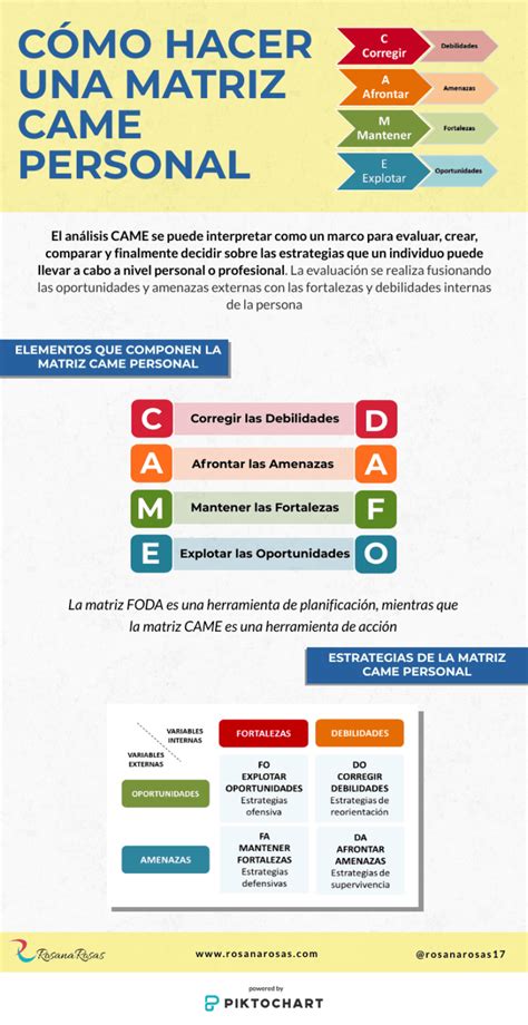 C Mo Hacer Una Matriz Came Personal Infograf A Plantilla