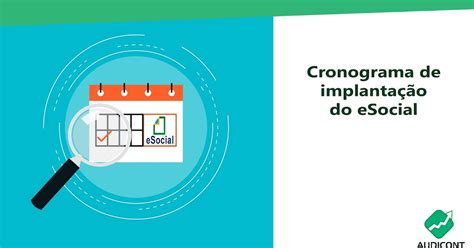 Cronograma de implantação do eSocial