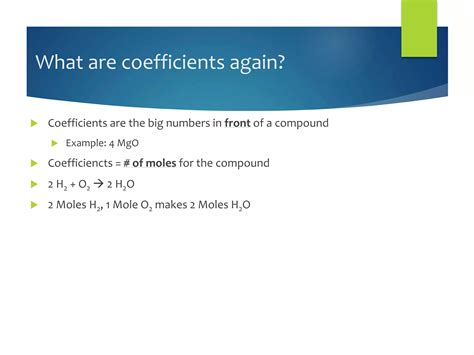 Introduction To Stoichiometry PPT