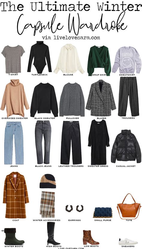 The Ultimate Winter Capsule Wardrobe Livelovesara