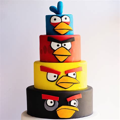 Angry Birds Birthday Cake Ashlee Marie Real Fun With Real Food