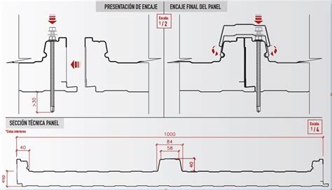 Panel Sándwich Cubierta Tapajuntas 30mm IRONLUX Desde 1989