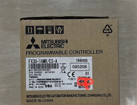New Original Mitsubishi PLC Controller Fx3u 16mr Es A China Fx3u 16mr