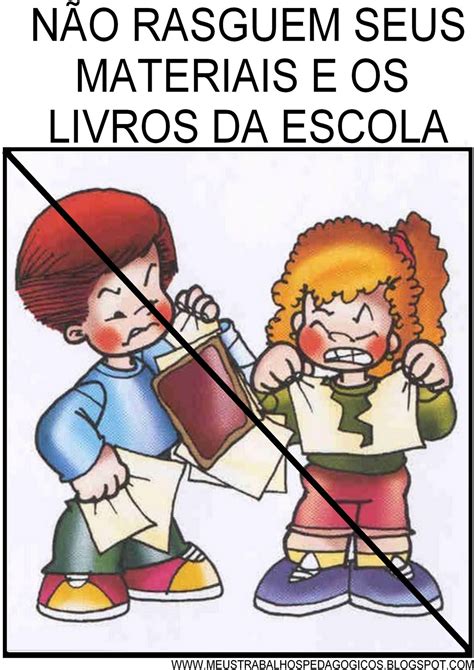 Meus Trabalhos Pedagógicos Regras de Convivência