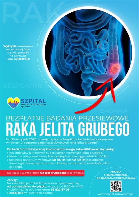 Bytowski szpital zaprasza na bezpłatne badania przesiewowe raka jelita