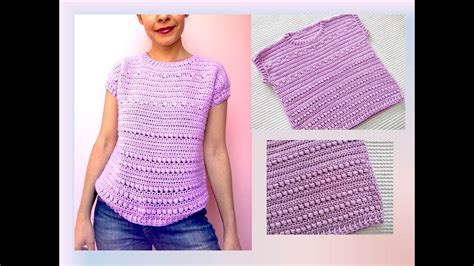 Blusa a crochet para mujer Paso a paso y muy Fácil YouTube