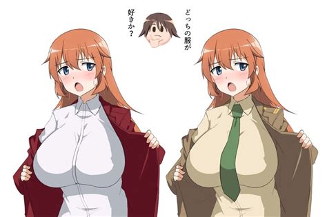 Miyafuji Yoshika And Charlotte E Yeager World Witches Series And 1