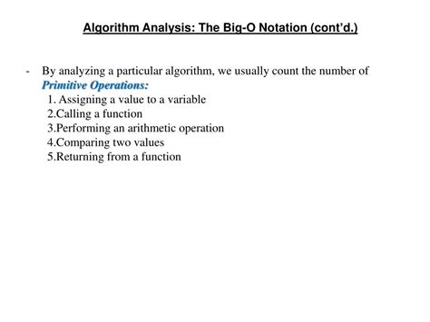 ppt algorithm analysis time complexity powerpoint presentation free download id 6136184