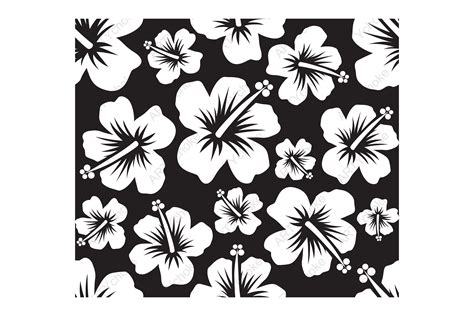 Hibiscus Hawaii Flower Pattern Svg File Graphic By Artychoke Design