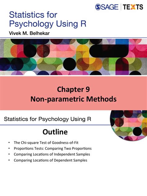 non parametric methods statistics for psychology pdf evaluation methods statistical theory