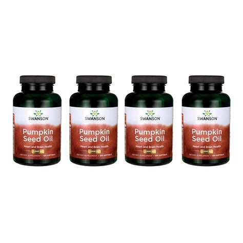 Swanson Pumpkin Seed Oil 1000 Mg 100 Softgels Premium Health Support