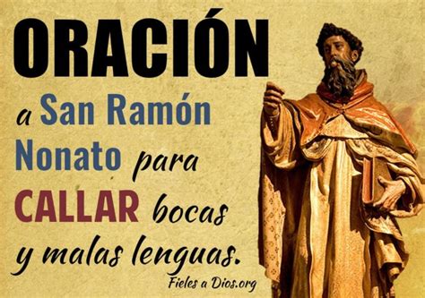 Oración a San Ramón Nonato para Callar Bocas y Malas Lenguas Fieles