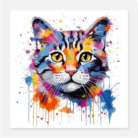 Posters chat mignon à acheter en ligne Spreadshirt
