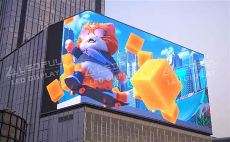 Naked Eye D Large Screen New Virtual Ip Image Revitalizes The City