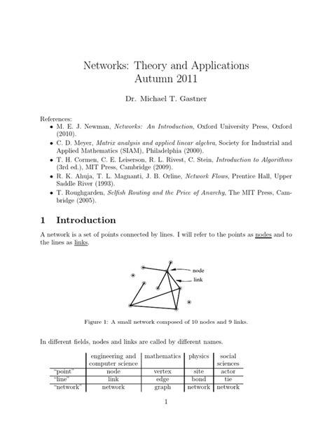 network analysis an introduction to representing and analyzing graphs through adjacency