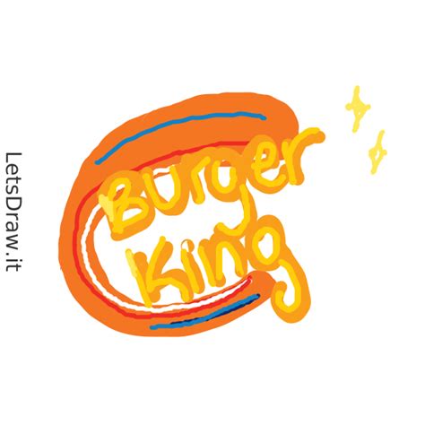 How To Draw Burger King Y Tqgz Png Letsdrawit