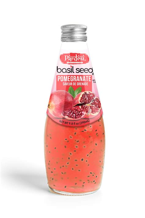 PARDESI Basil Seeds Juice Drink 9 8 FL OZ 290 ML Made With Real