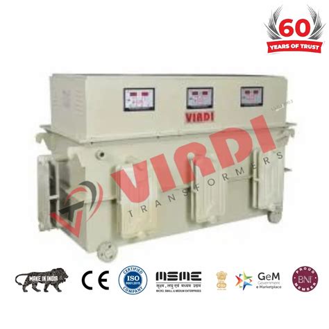 250 KVA Three Phase Oil Cooled Servo Stabilizers For Commercial At Rs